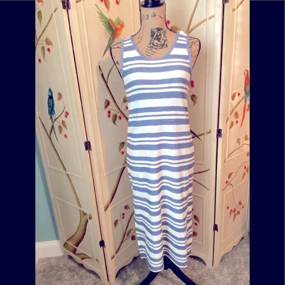 Matty M | Dresses | Nwt Matty M Summer Dress Xs Blue White Stripes ...